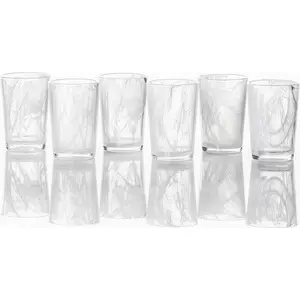 FORTESSA Swirl Set Of 6 Highball Glasses - Clear