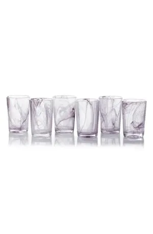 FORTESSA Swirl Set Of 6 Highball Glasses