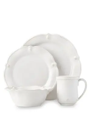 JULISKA Berry & Thread Flare 4-piece Place Setting - Whitewash
