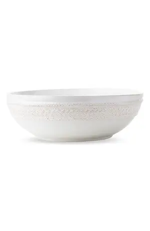 JULISKA Le Panier Round Ceramic Serving Bowl - Whitewash