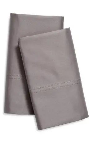 Nordstrom 400 Thread Count Organic Cotton Pillowcases Grey Pearl