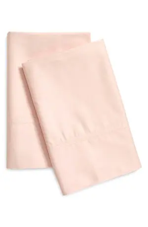 Nordstrom 400 Thread Count Organic Cotton Pillowcases Pink Peony Bud
