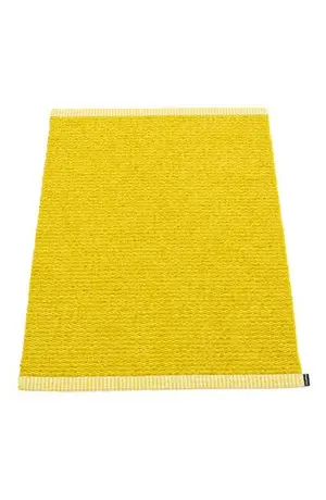 PAPPELINA Mono Rug Mustard