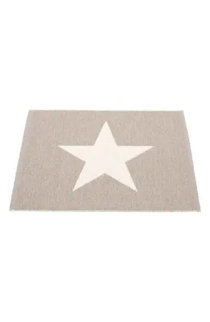 PAPPELINA Viggo Star Pattern Indoor/outdoor Rug - Mud