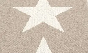 PAPPELINA Viggo Star Pattern Indoor/outdoor Rug - Mud