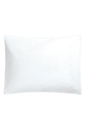 MATOUK Basket Weave Sham White