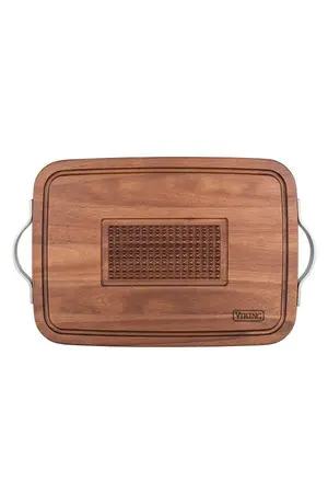 VIKING Carving Board With Juice Well - Acacia