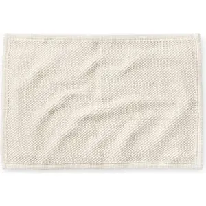 COYUCHI Pebbled Organic Cotton Bath Mat Undyed