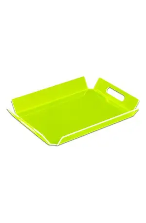 BEY-BERK Dezi Acrylic Serving Tray - Neon