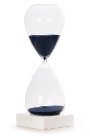 BEY-BERK 90-minute Hourglass Sand Timer - Navy