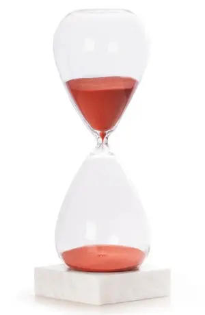 BEY-BERK 90-minute Hourglass Sand Timer - Red