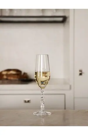 ORREFORS Carat Set Of 2 Champagne Flutes