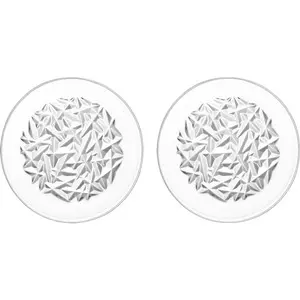 ORREFORS Carat Set Of 2 Side Plates - Clear