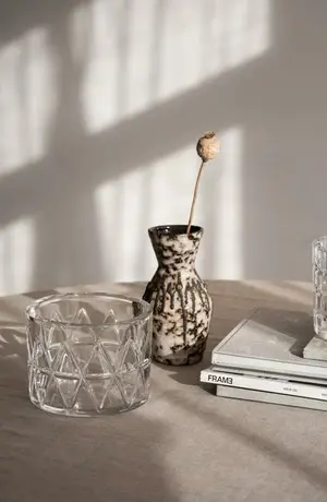 ORREFORS Peak Glass Bowl