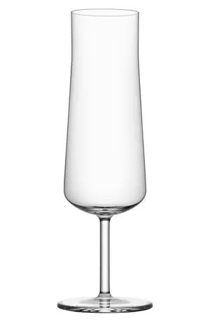 ORREFORS Set Of 2 Informal Champagne Glasses - Clear