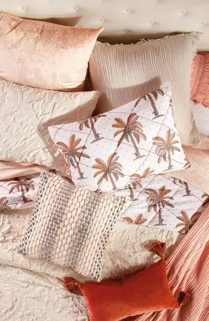 PERI HOME Velvet Tassel Accent Pillow