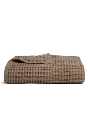 PARACHUTE Waffle Cotton Throw Blanket - Mink
