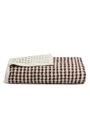 PARACHUTE Waffle Cotton Throw Blanket Raisin