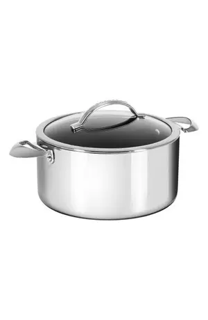 SCANPAN Haptiq 7.5-quart Stainless Steel Dutch Oven - Silver