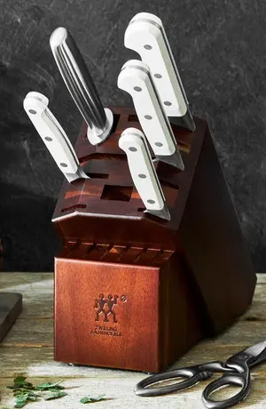 ZWILLING Pro Le Blanc 7-piece Knife Block Set