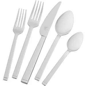 ZWILLING Squared 45-piece Flatware Set - Stainless Steel