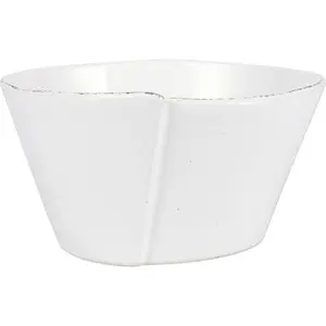 VIETRI Lastra Stacking Bowl - White