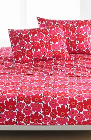 Marimekko Unikko 200 Thread Count Cotton Sheet Set