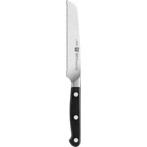 ZWILLING Pro 5-inch Serrated Utility Knife - Stainless Steel