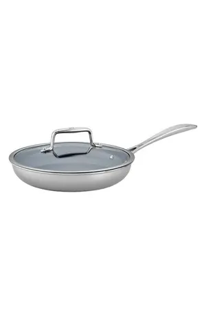 ZWILLING Clad Cfx 9.5-inch Nonstick Fry Pan With Lid - Stainless Steel