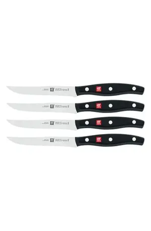 ZWILLING Twin 4-piece Signature Steak Knife Set - Stainless Steel