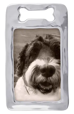 MARIPOSA Open Dog Bone Picture Frame - Silver