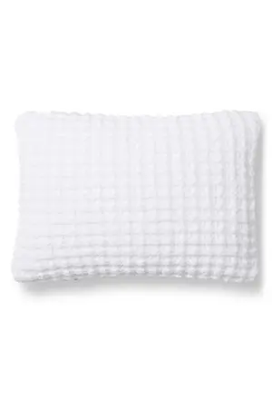 SUNDAY CITIZEN Waffle Texture Pillow Clear White