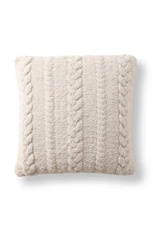 SUNDAY CITIZEN Braided Accent Pillow Sahara Tan