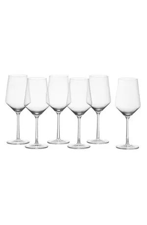 SCHOTT ZWIESEL Pure Set Of 6 Sauvignon Blanc Wine Glasses - Clear