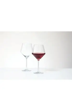 SCHOTT ZWIESEL Pure Set Of 6 Burgundy Wine Glasses