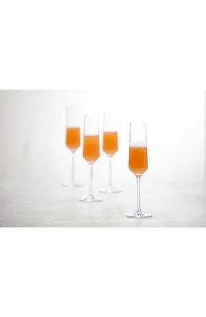 ZWIESEL GLAS Schott Zwiesel Pure Set Of 6 Champagne Flutes