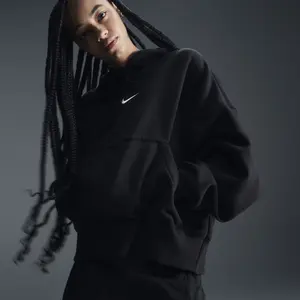 Nike Sportswear Phoenix Fleece Over-oversized Pullover Hoodie Black
