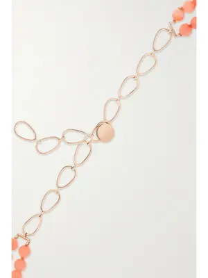 DIANE KORDAS Id 14-karat Bead And Diamond Choker