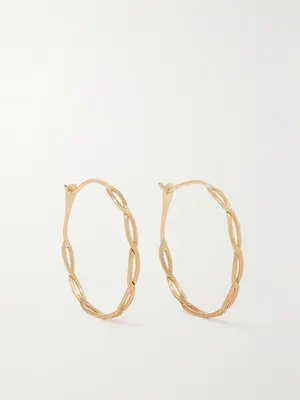 MELISSA JOY MANNING 14-karat Recycled Hoop Earrings - Gold