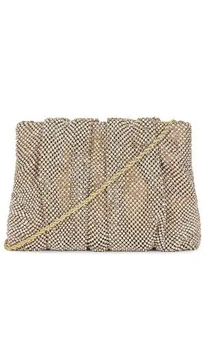 LOEFFLER RANDALL Crystal Gathered Flat Clutch