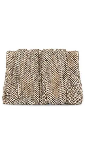 LOEFFLER RANDALL Crystal Gathered Flat Clutch