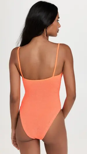 Hunza G Pamela One Piece Swimsuit - Orange