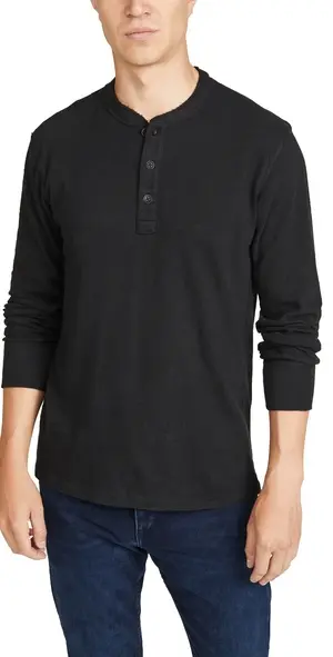 Rag & Bone Long Sleeve Classic Henley