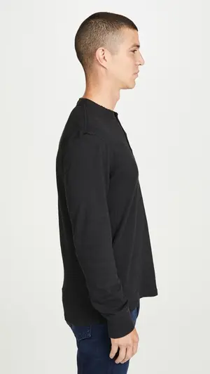 Rag & Bone Long Sleeve Classic Henley