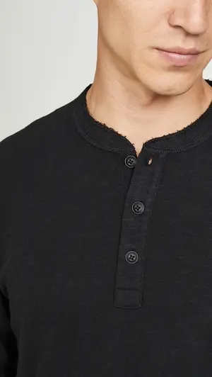 Rag & Bone Long Sleeve Classic Henley