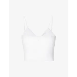 COU COU Pointelle Sleeveless Cotton Top