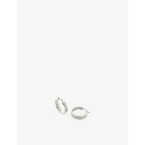 Monica Vinader Siren Muse Small Hoop Earrings - Silver