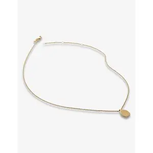 Monica Vinader Siren Petal 18ct -plated Sterling Silver Chain Necklace - Gold