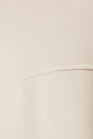 Stella McCartney Cropped Pintucked Crepe Top