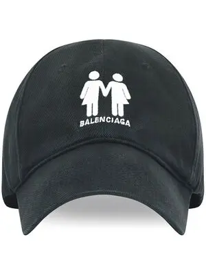Balenciaga Embroidered Logo Baseball Cap